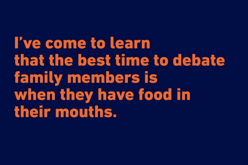 Solve Best time to debate family members jigsaw puzzle online with 12 ...
