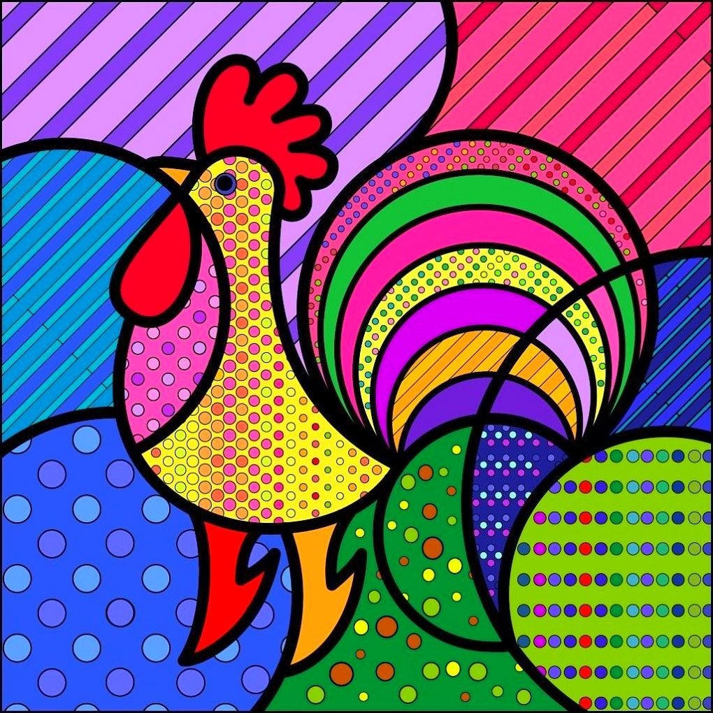 Solve Pop Art jigsaw puzzle online with 81 pieces