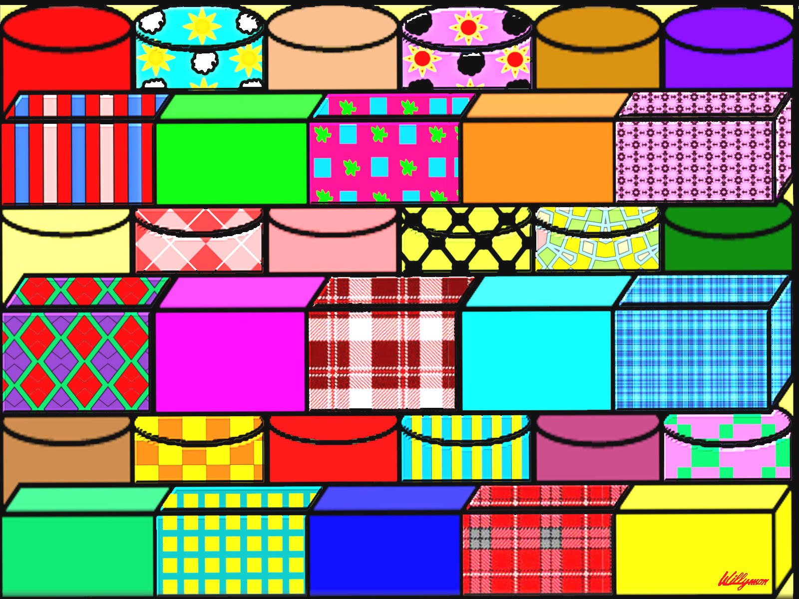 Solve boxes jigsaw puzzle online with 540 pieces