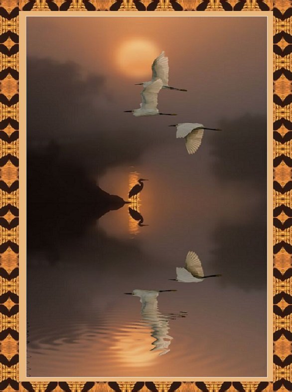 Solve Flying in the Mist jigsaw puzzle online with 48 pieces