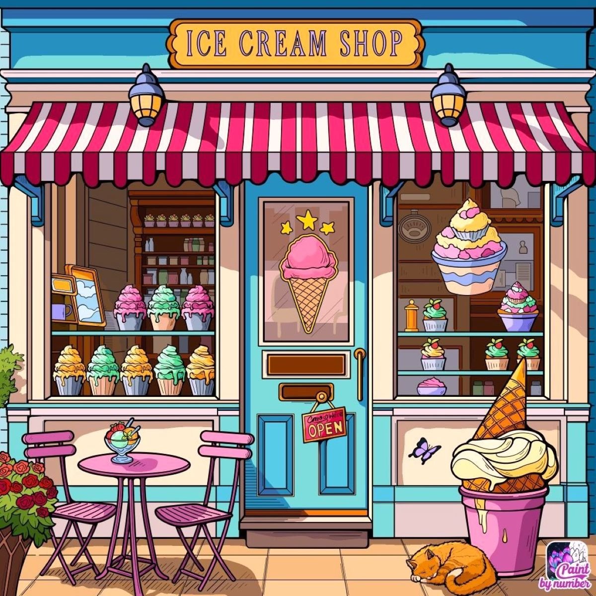 Solve Scoop it Up jigsaw puzzle online with 81 pieces