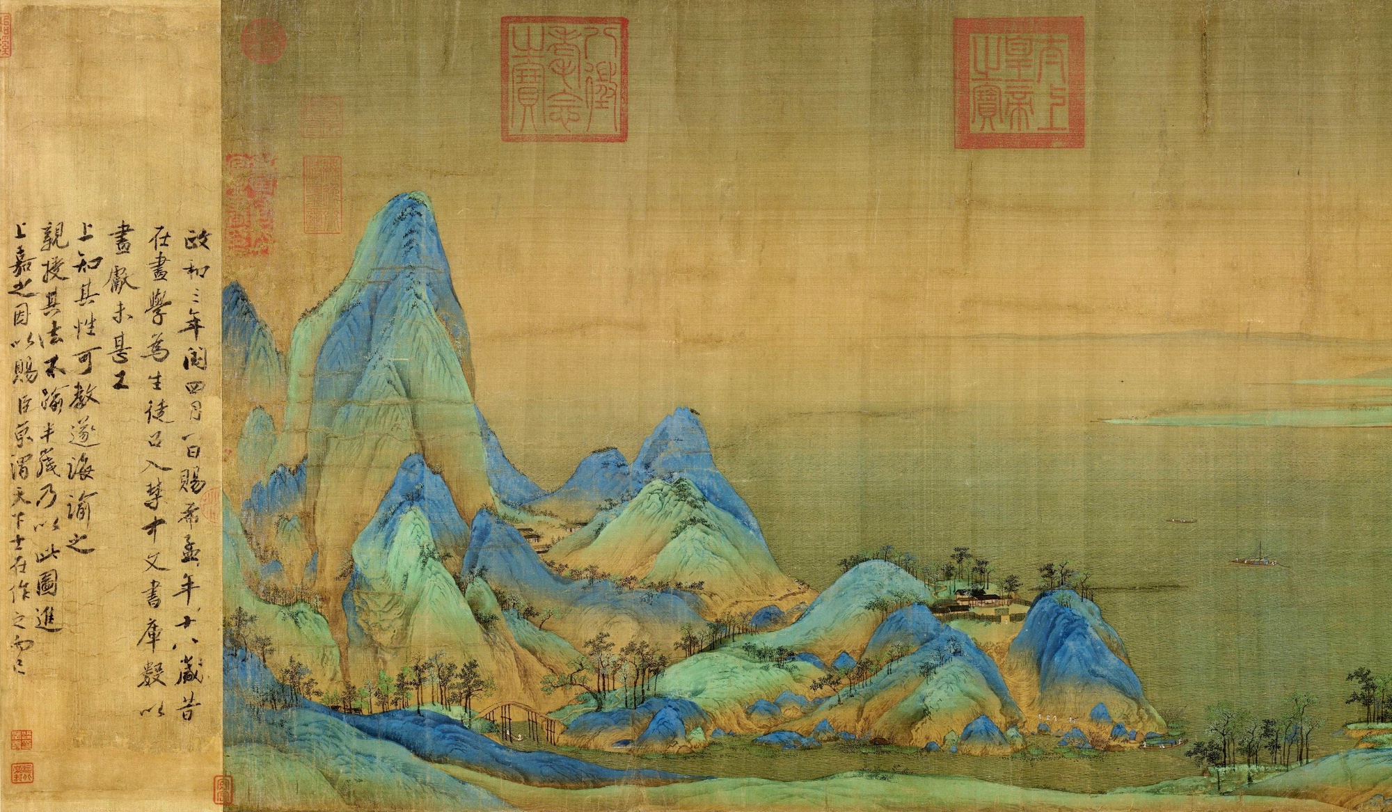 Solve Detail from the Painting, A Thousand Li of Rivers and Mountains ...