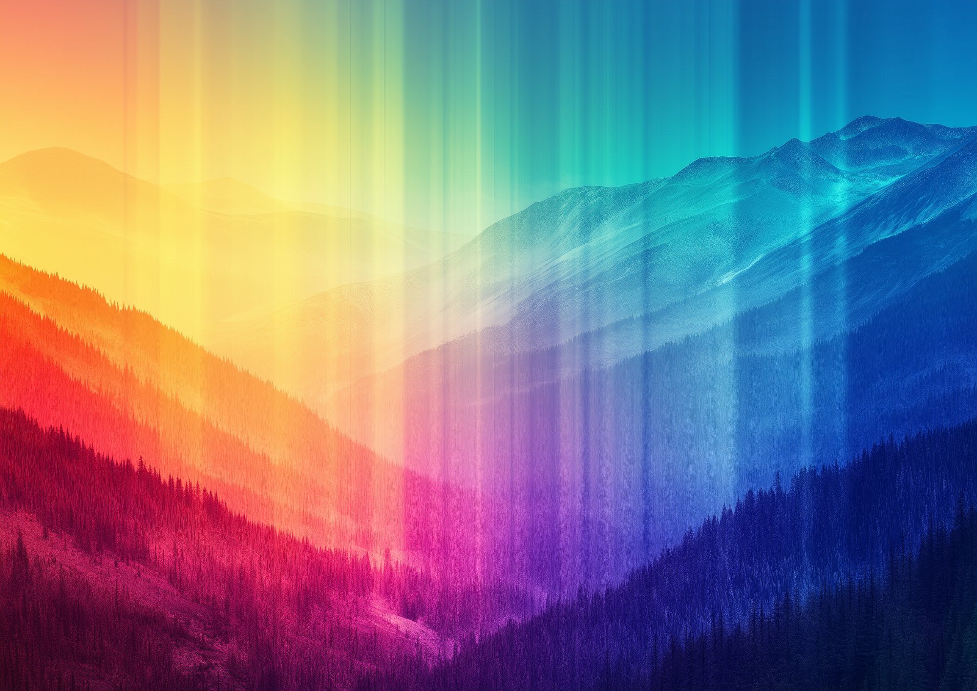 Solve Rainbow Nature jigsaw puzzle online with 600 pieces