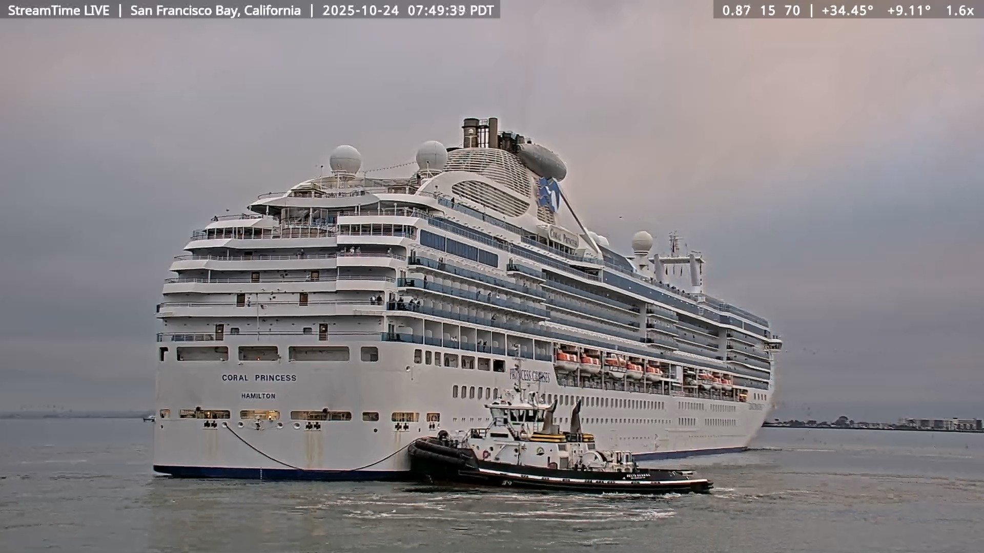 Solve Coral Princess and Delta Deanna, SFB 10-24-25 jigsaw puzzle ...