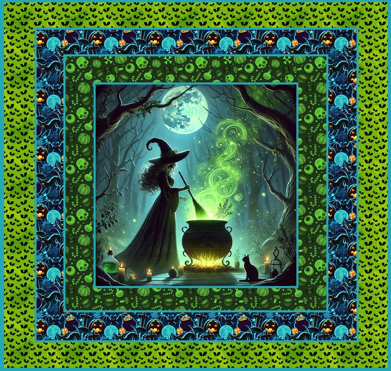 Solve Mixing Up a Spooky Halloween jigsaw puzzle online with 600 pieces