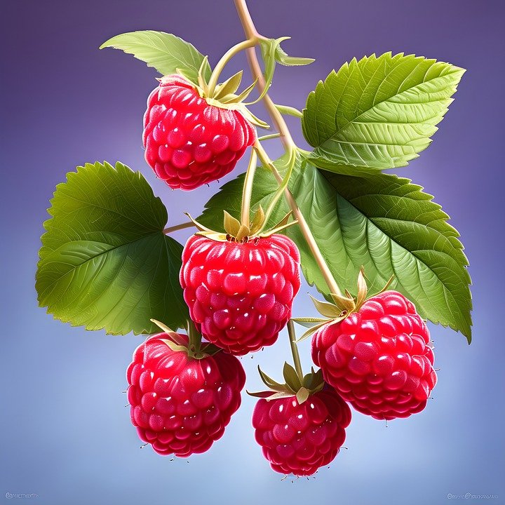 Solve Raspberries jigsaw puzzle online with 81 pieces