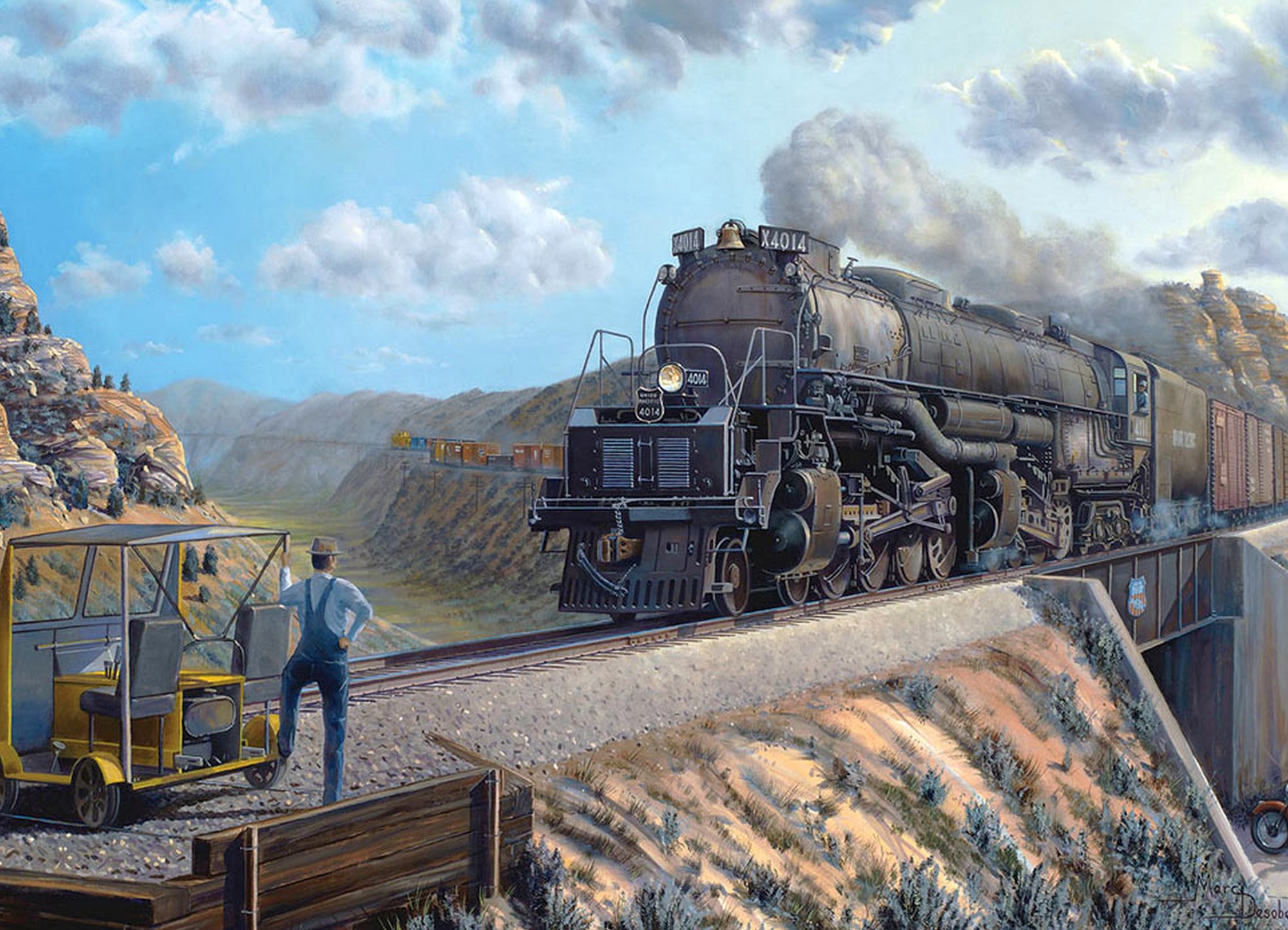 Solve clear the track jigsaw puzzle online with 117 pieces
