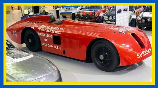 Solve Sunbeam Land Speed Record car jigsaw puzzle online with 45 pieces
