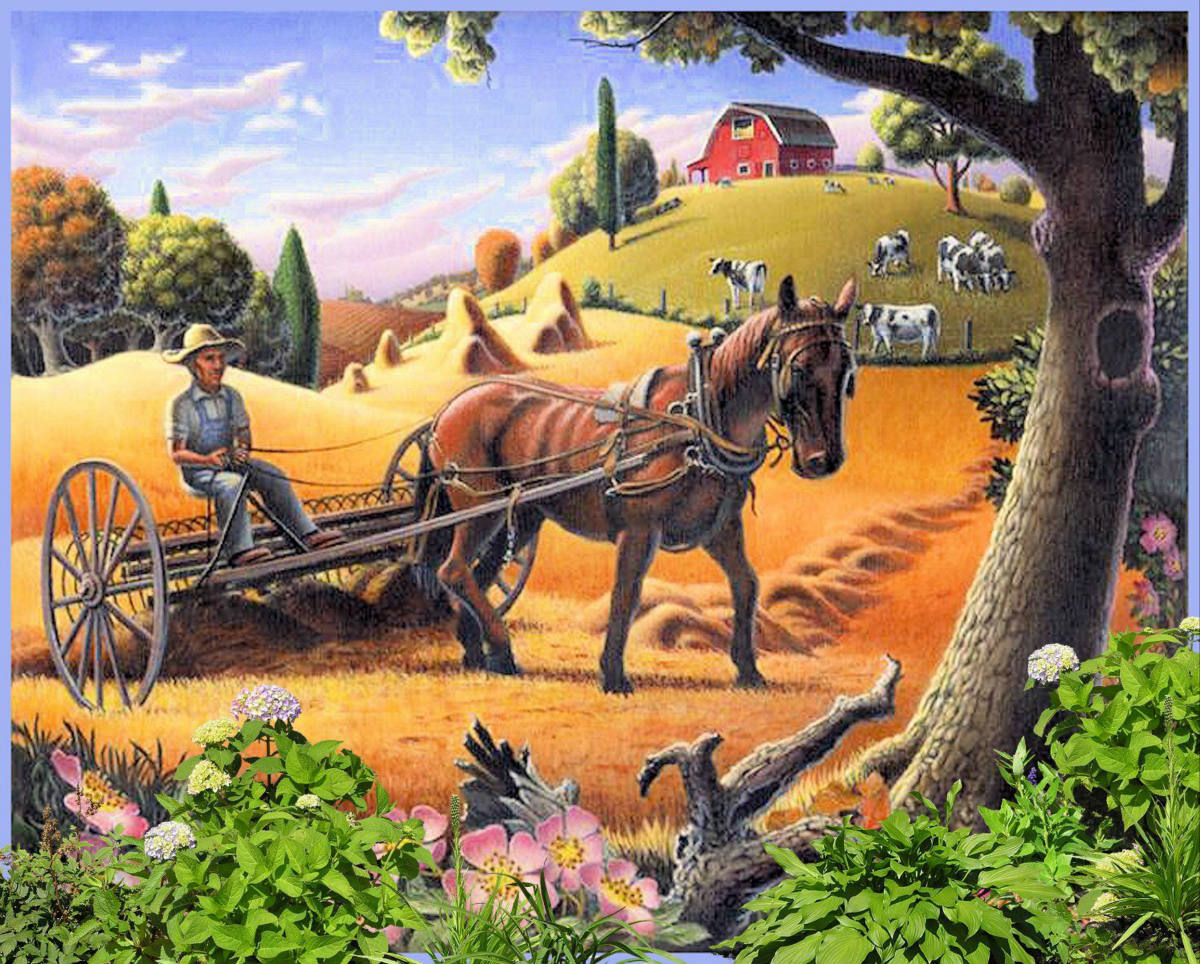 Solve Day In The Country. jigsaw puzzle online with 120 pieces