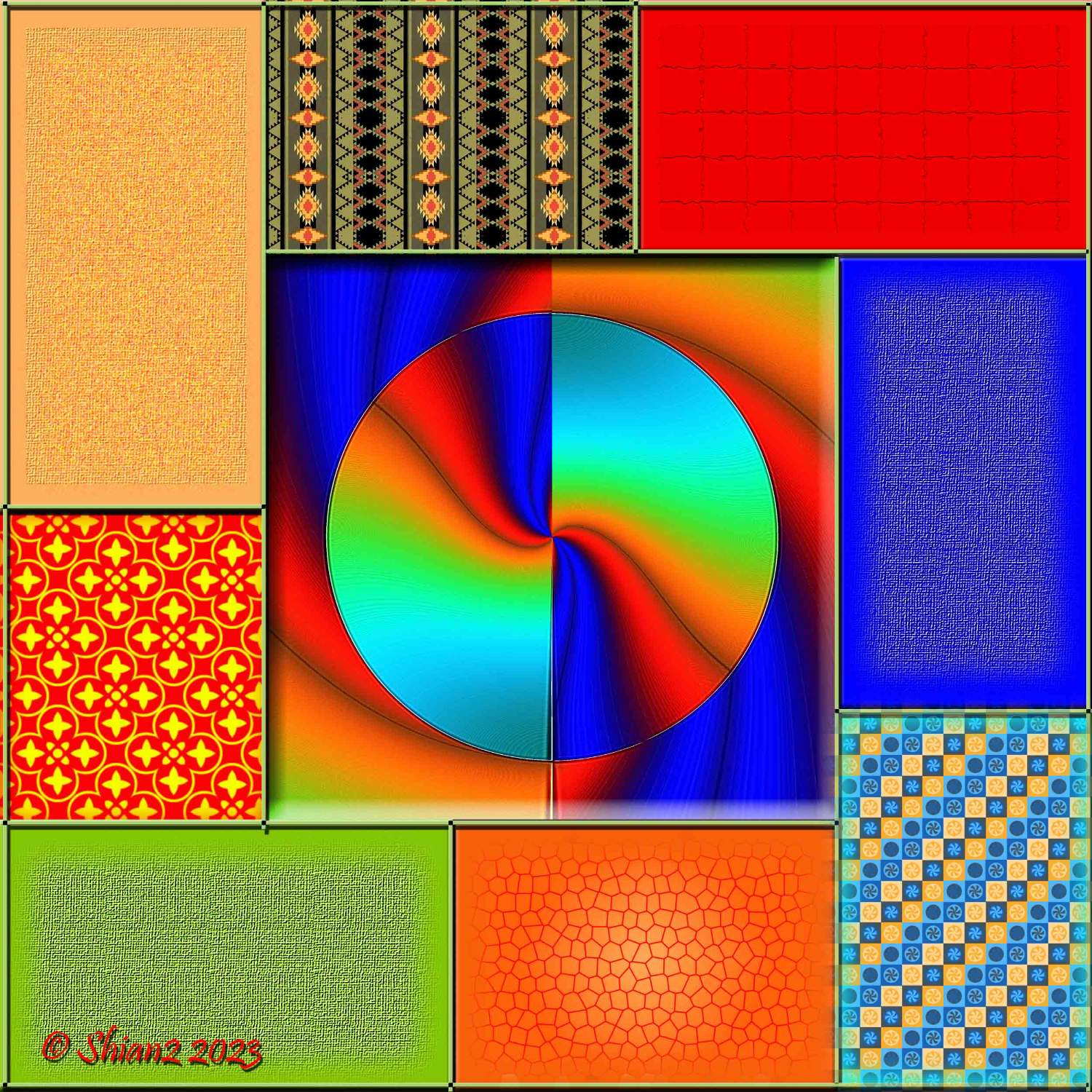 Solve Matched Patches jigsaw puzzle online with 225 pieces