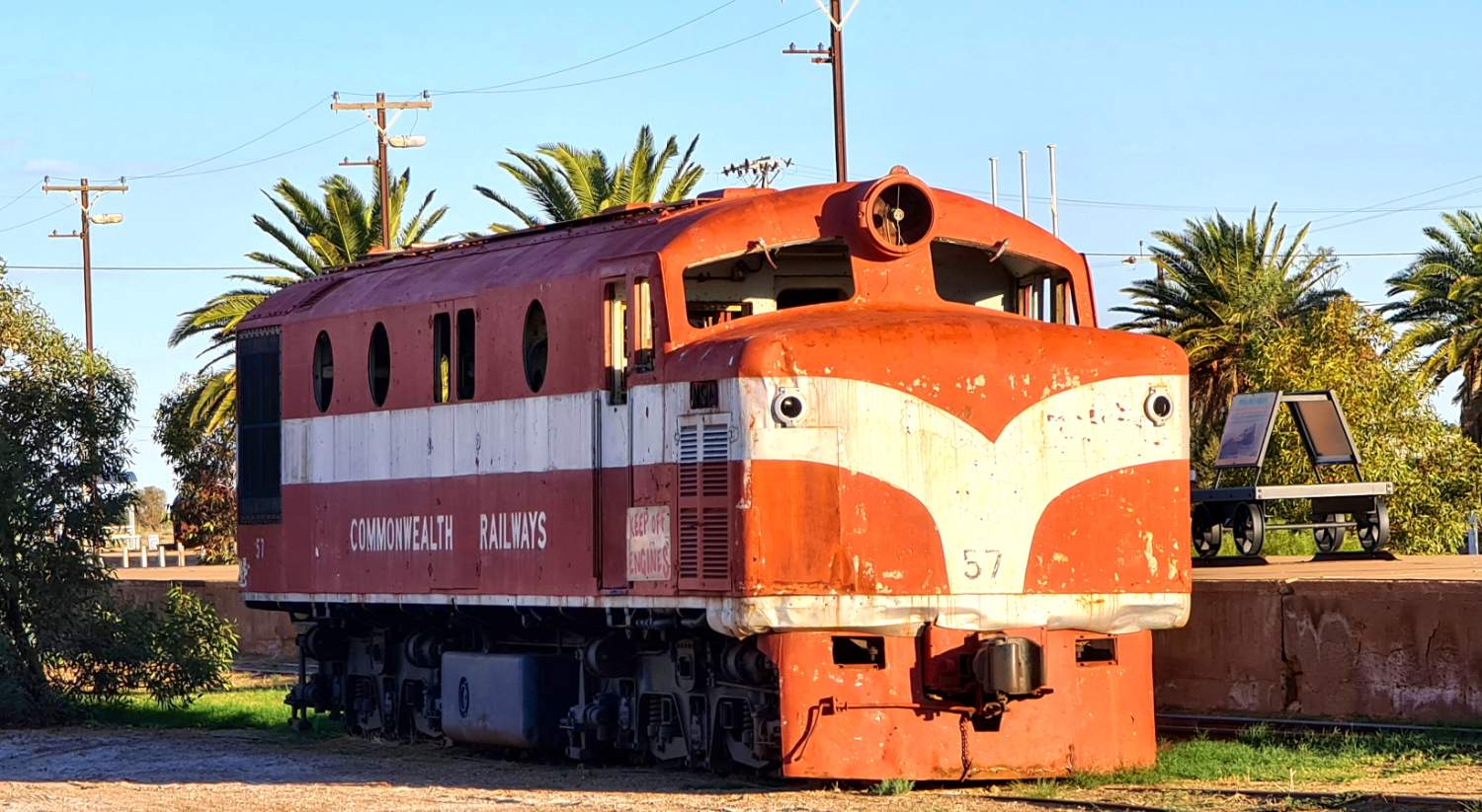Solve Old Commonwealth Railways Train in the outback town of Marree in ...