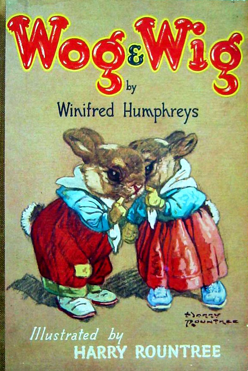 Solve Wog and Wig, 1947, illustrated by Harry Rountree (New Zealander ...