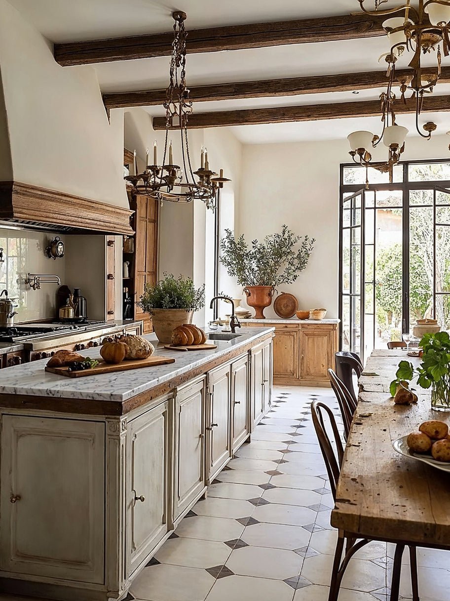 Solve great kitchen for lunch jigsaw puzzle online with 48 pieces