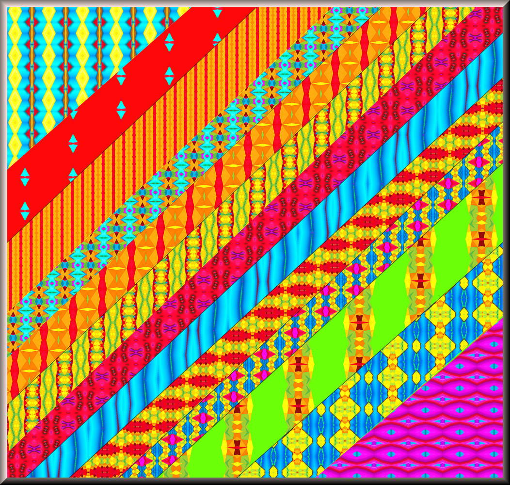 Solve SLANTED jigsaw puzzle online with 100 pieces