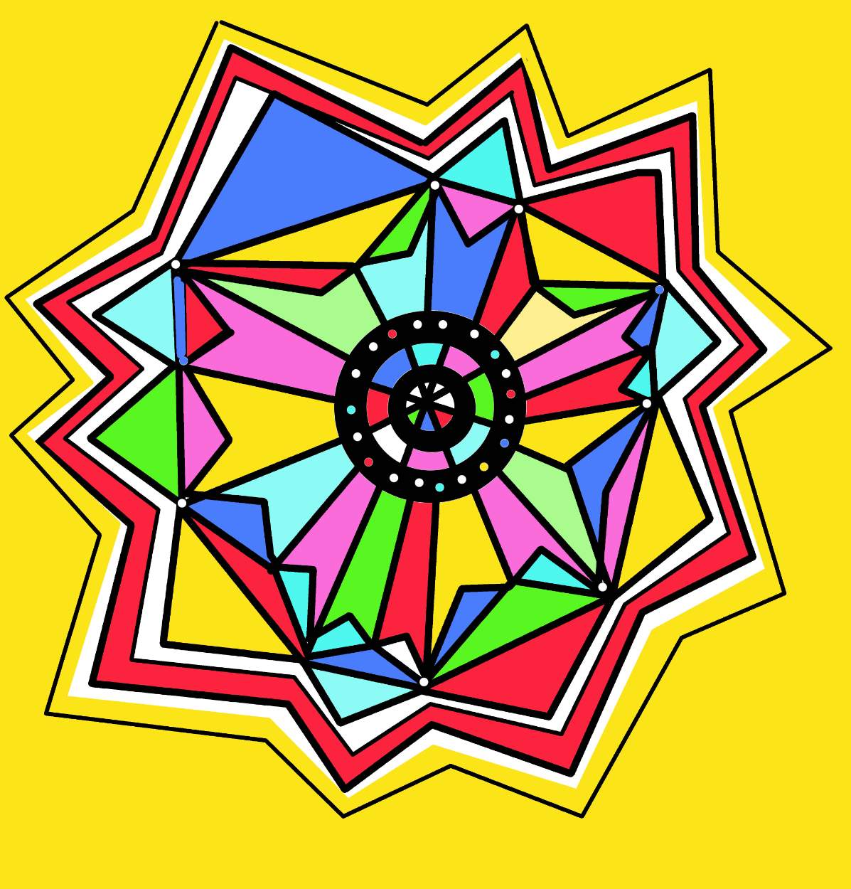 Solve triangles jigsaw puzzle online with 100 pieces