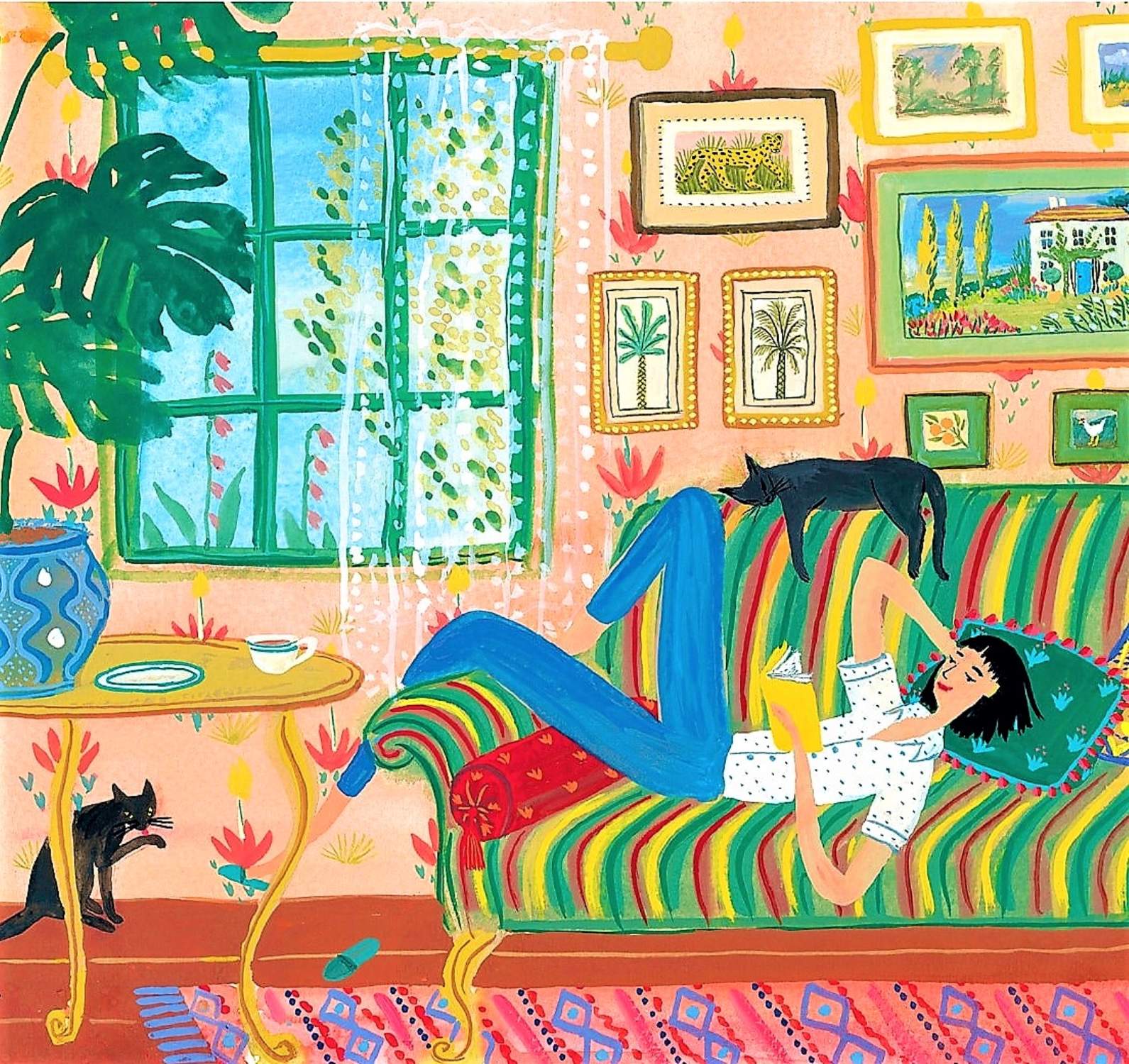 Solve A Lazy Day jigsaw puzzle online with 600 pieces