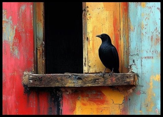 Solve Crow jigsaw puzzle online with 48 pieces