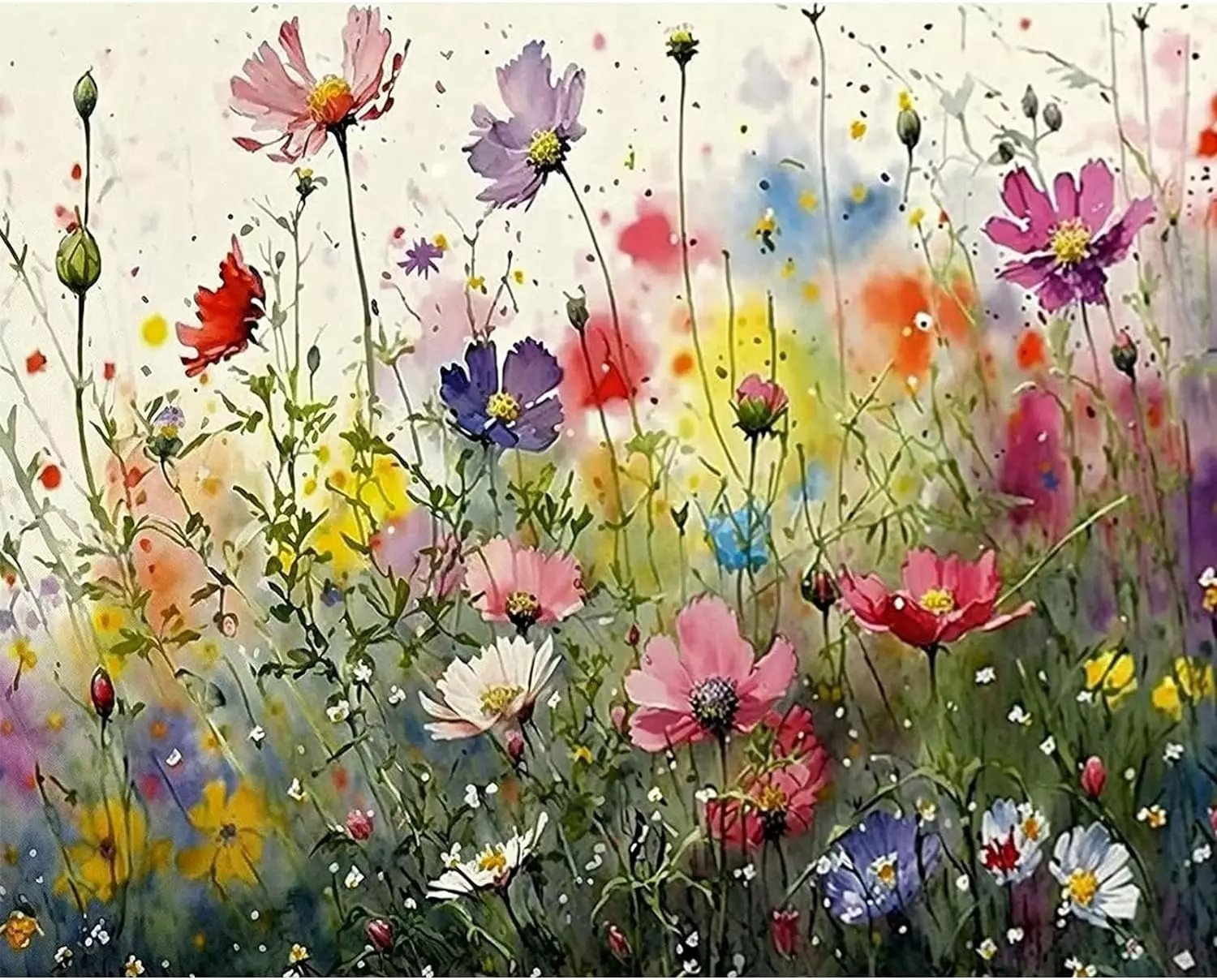 Solve Wildflowers jigsaw puzzle online with 80 pieces