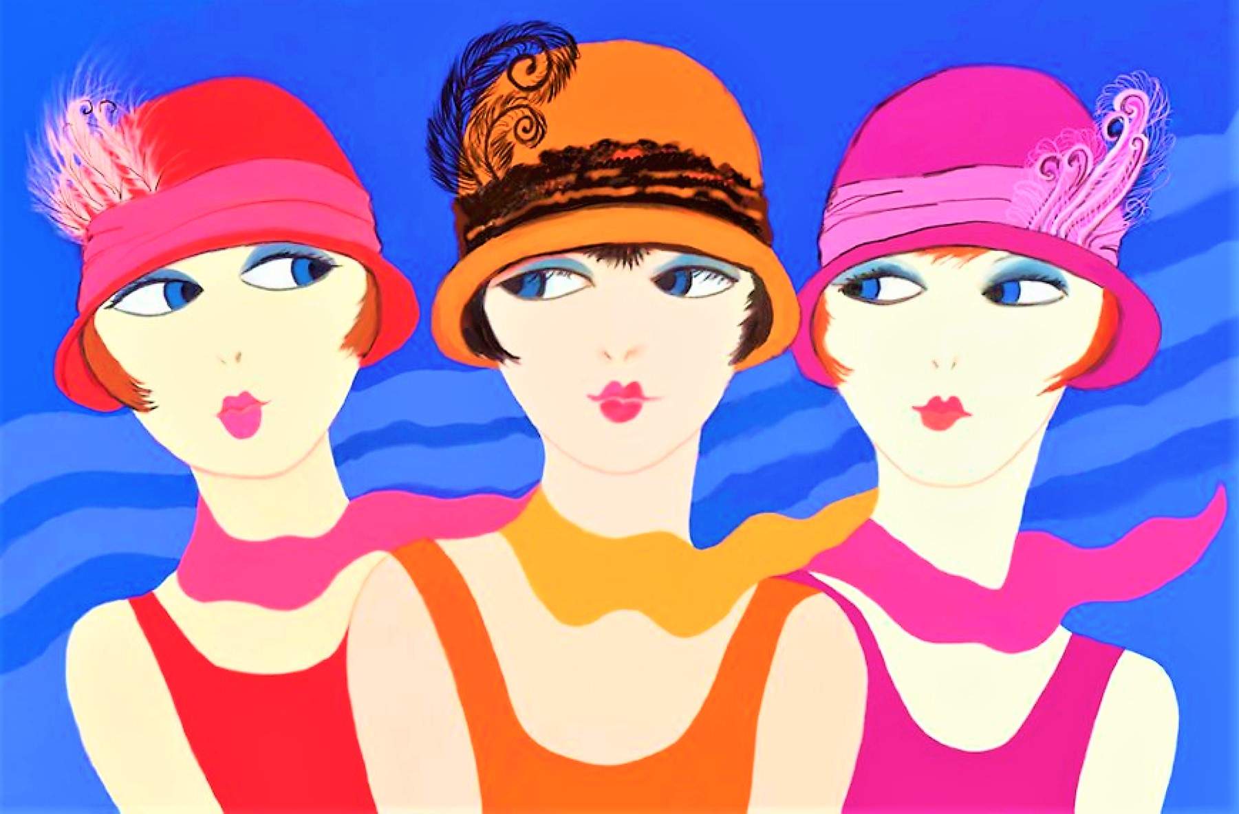 Solve Three Flappers jigsaw puzzle online with 308 pieces