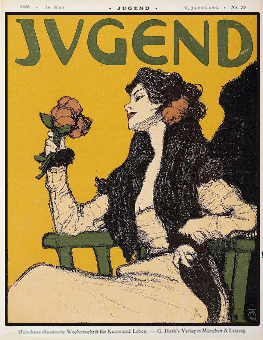 Solve Jugend, 1900, cover by Adolf Münzer (German, 1870-1953) jigsaw ...