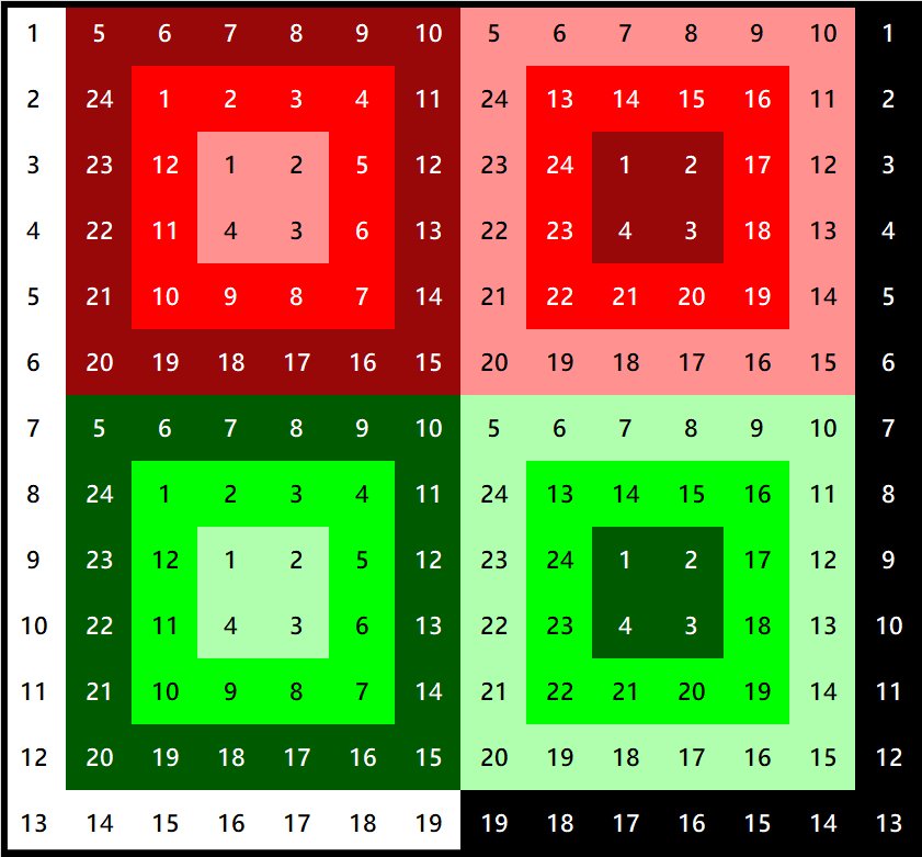 Solve Number 1355 ins & outs 182 jigsaw puzzle online with 182 pieces