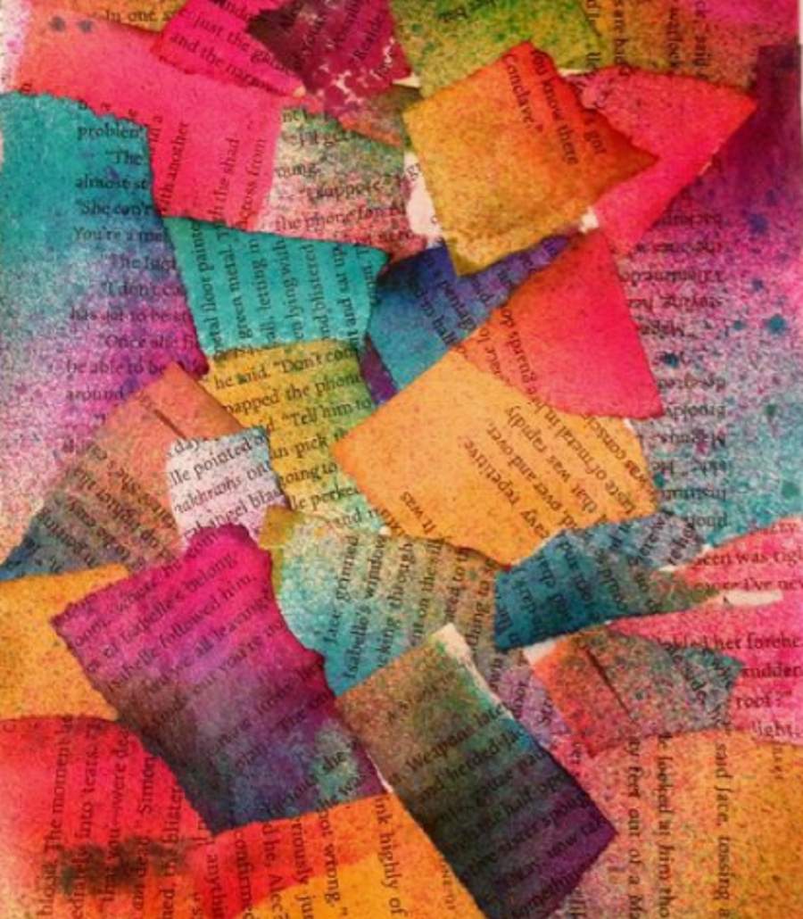 Solve COLORED PAPER jigsaw puzzle online with 224 pieces
