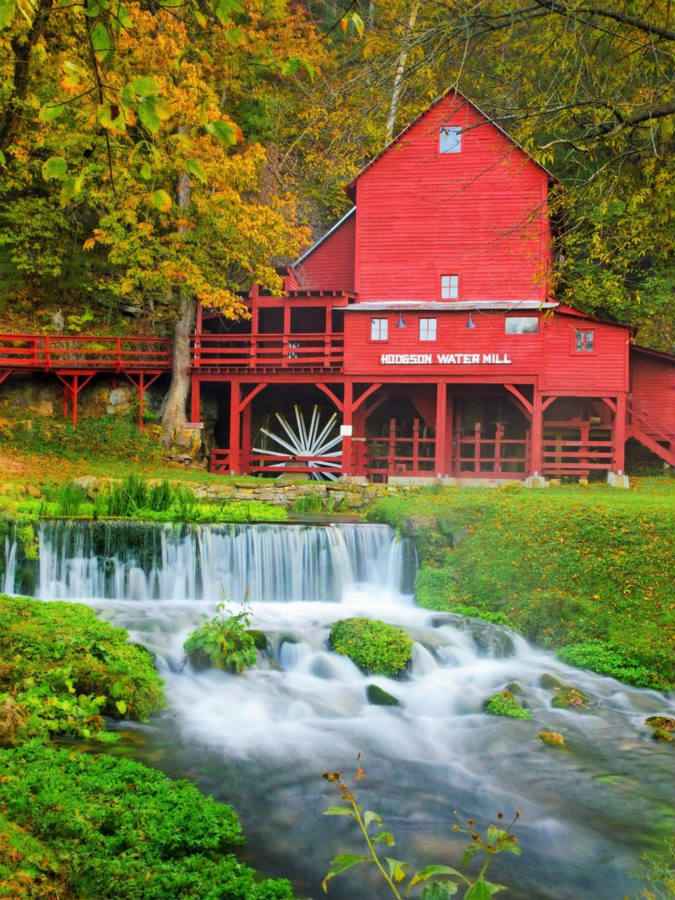 Solve Hodgson Water Mill -- Missouri... jigsaw puzzle online with 35 pieces