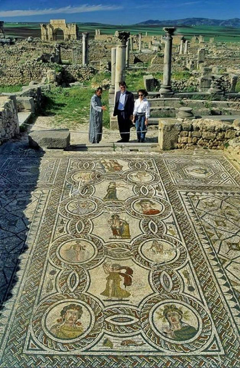 Solve Mosaic of the four seasons at The House of Dionysus in Volubilis ...