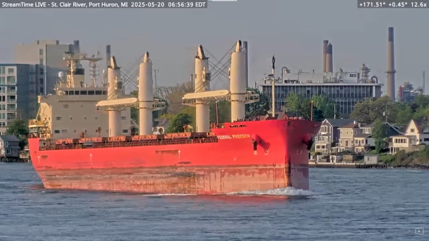 Solve Federal Freedom - Ocean-Going Freedom - Port Huron, MI (2025-05 ...