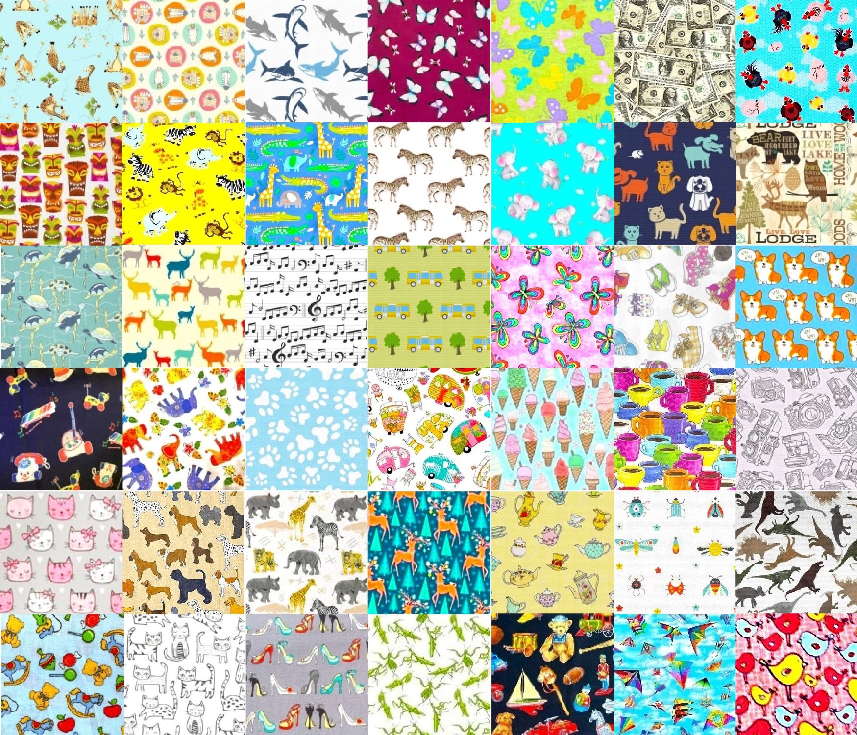 Solve PATCHWORK A FEW LITTLE THINGS 2 jigsaw puzzle online with 378 pieces