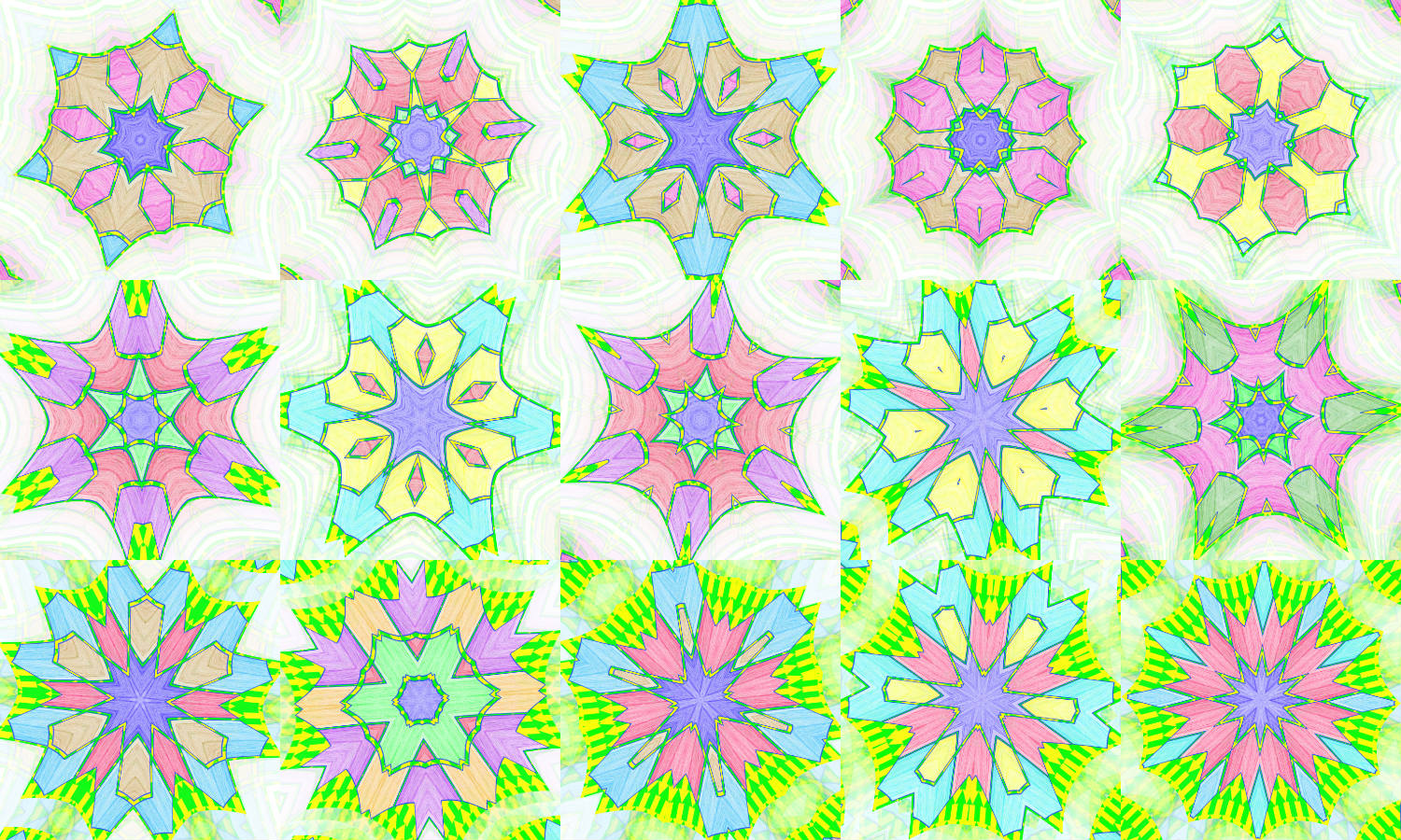 Solve Friendly snowflakes jigsaw puzzle online with 135 pieces