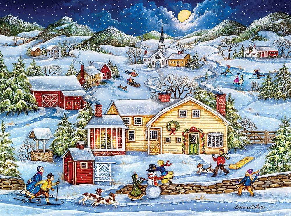 Solve Winter Fun #1 jigsaw puzzle online with 88 pieces