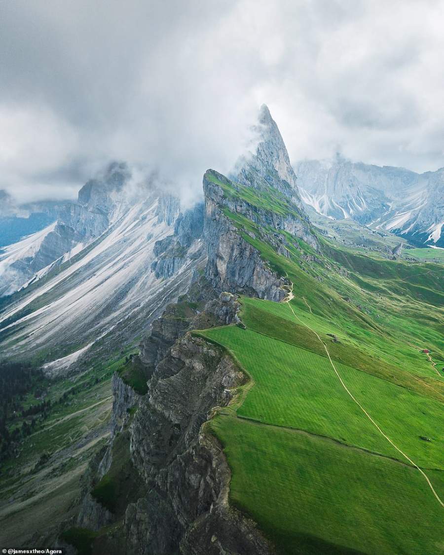 Solve Mount Seceda in the Dolomites, Italy jigsaw puzzle online with 42 ...