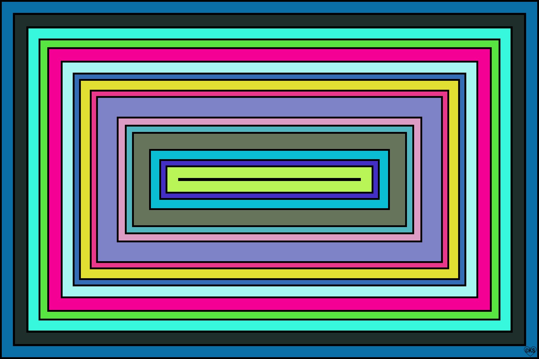 Solve Concentric Rectangles!! ~ H jigsaw puzzle online with 600 pieces