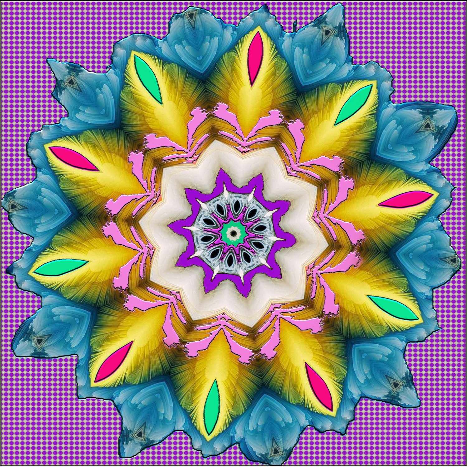 Solve KALEIDO BY DESIGN jigsaw puzzle online with 225 pieces