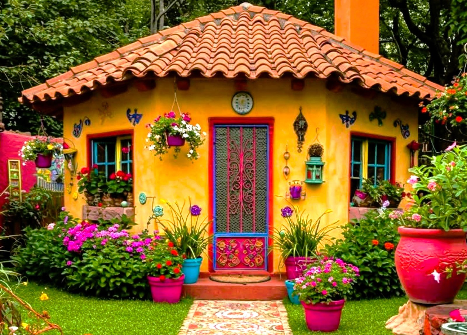 Solve Casas con Encanto jigsaw puzzle online with 48 pieces