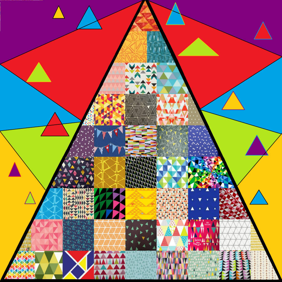 Solve Tricky Triangles jigsaw puzzle online with 49 pieces