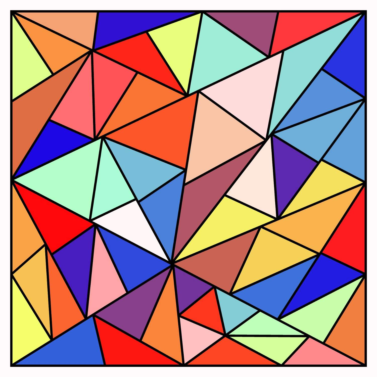 Solve 60 Triangles jigsaw puzzle online with 600 pieces