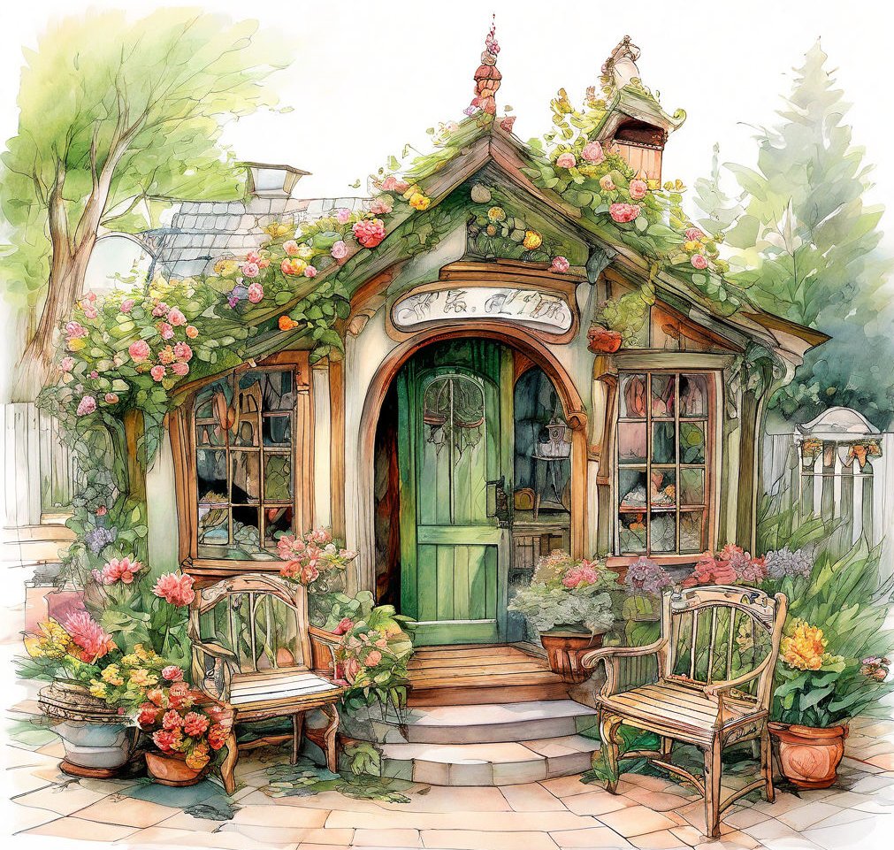 Solve Flower Shop jigsaw puzzle online with 240 pieces