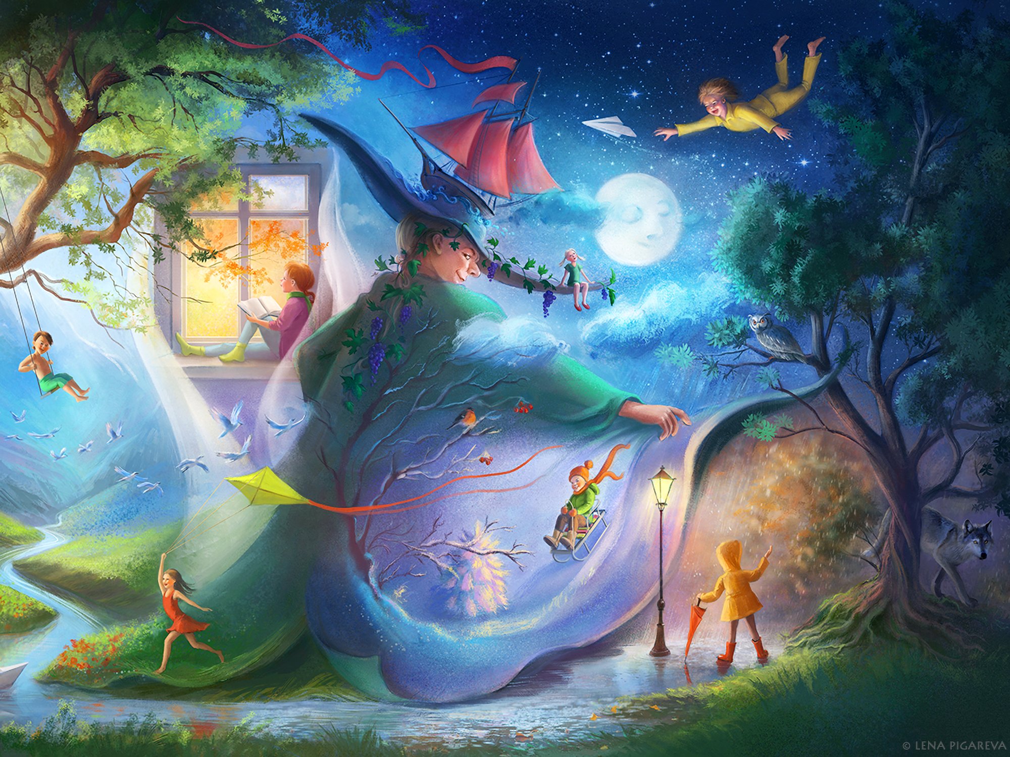 Solve Dreams jigsaw puzzle online with 352 pieces