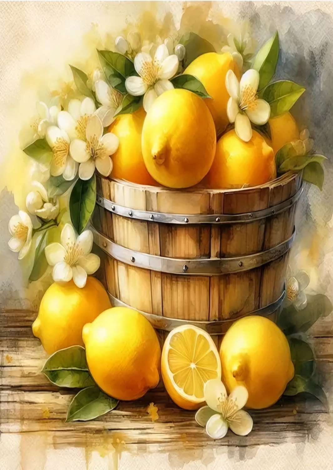 Solve Lemon’s In A Basket jigsaw puzzle online with 70 pieces