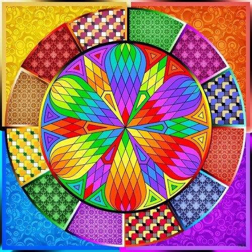Solve SPINNING WHEEL jigsaw puzzle online with 64 pieces