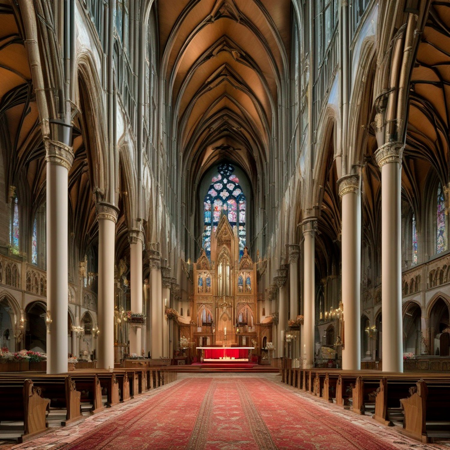 Solve Church Interior Designed In The Neo Gothic Style By Cuypers