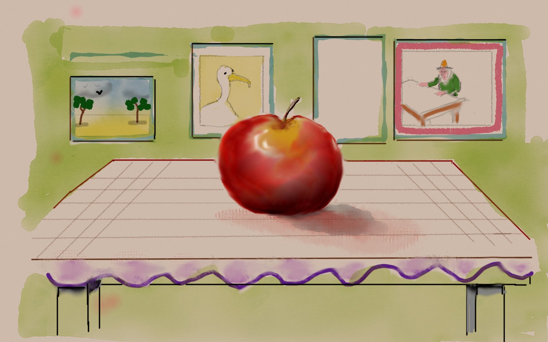 Solve Large Apple jigsaw puzzle online with 60 pieces