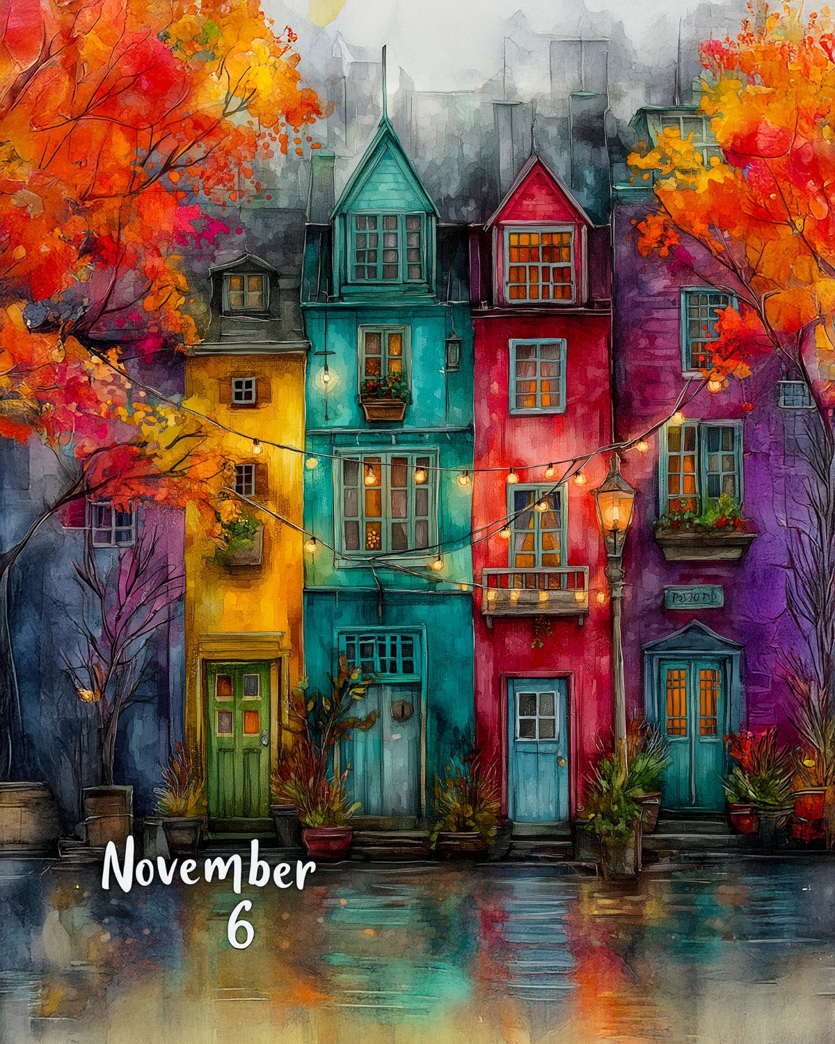 Solve rainbow neighborhood (resize 12 to 550) jigsaw puzzle online with ...