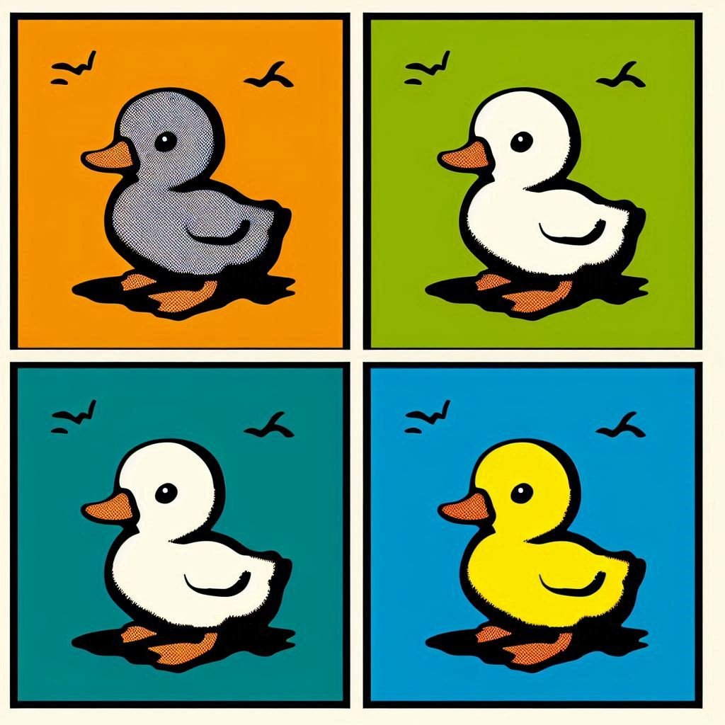 Solve Ducks jigsaw puzzle online with 64 pieces