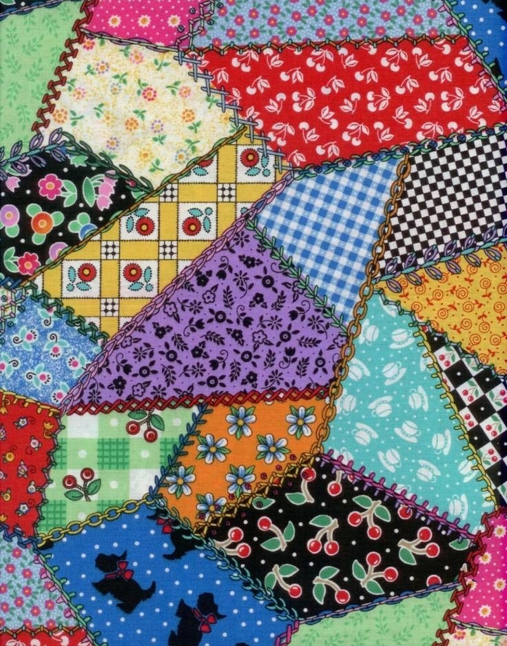 Solve Patchwork Quilt jigsaw puzzle online with 63 pieces