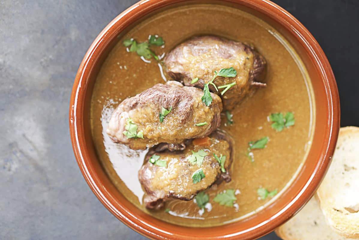 Jigsaw Puzzle | Carrilladas de Cerdo : Spanish Braised Pork Cheeks ...