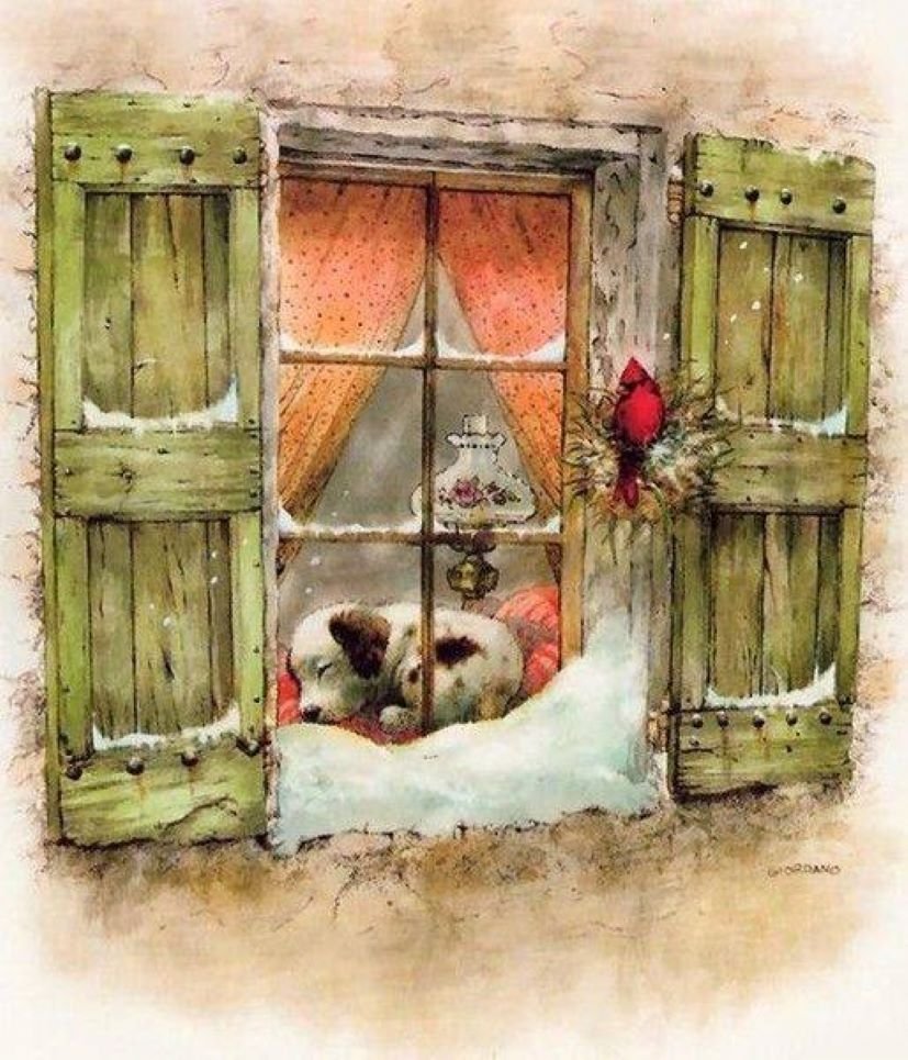 Solve Looking Through the Window jigsaw puzzle online with 154 pieces