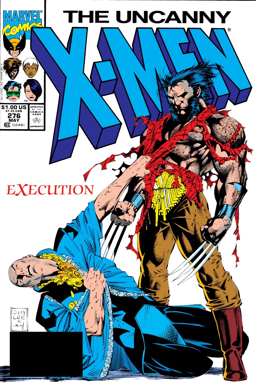 Solve Uncanny X-Men Vol. 1, No. 276 jigsaw puzzle online with 96 pieces